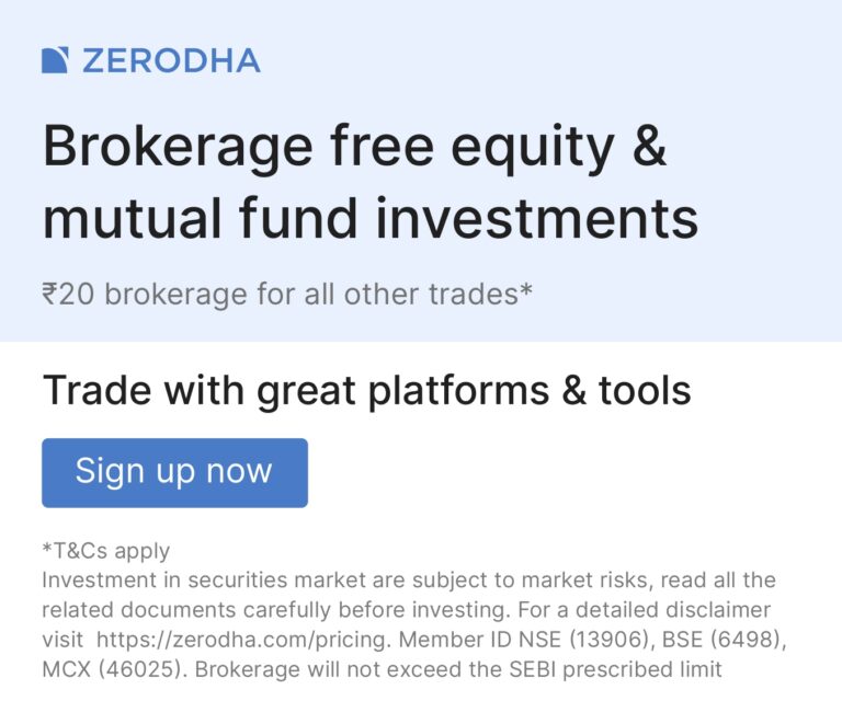 NJ Wealth vs Zerodha overview, features, charges and more